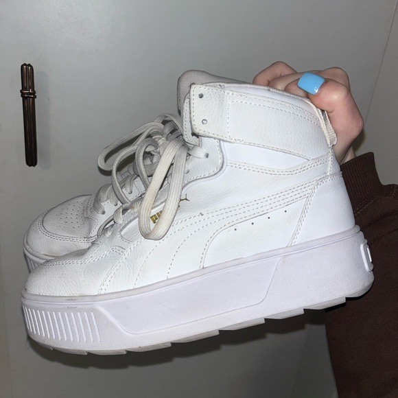 Puma | Shoes | Puma White Platform Hightops | Poshmark